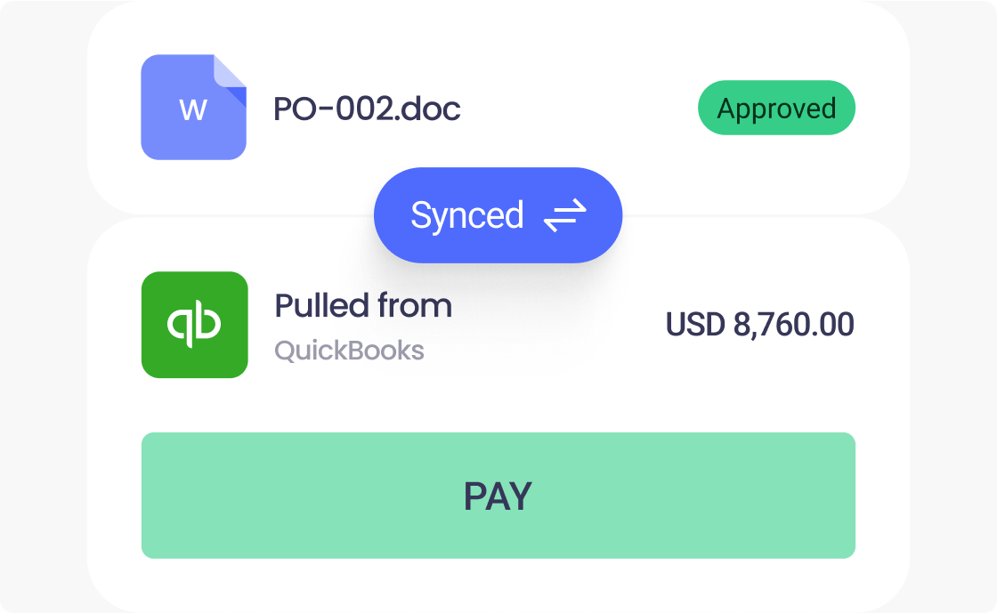 QuickBooks Online Integration with ApprovalMax